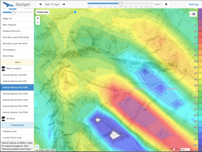 Wave over Mole Creek | Simon Hackett