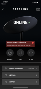 Fixing Starlink “Poor Ethernet Connection” | Simon Hackett